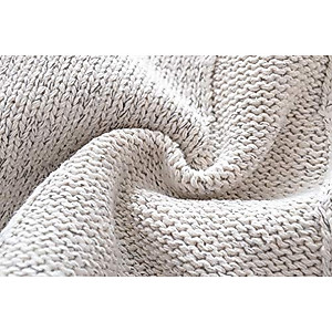 Baby Little Girls Cute Autumn Winter Button Knitted Sweater Cardigan Warm Thick Coat Jacket Clothes (Gray, 5T(4-5Years))