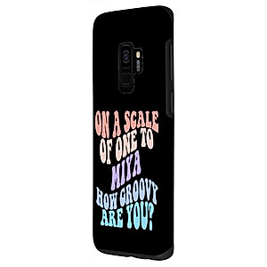 Galaxy S9 MIYA Cute Retro Girls Groovy MIYA Personalized Name Case