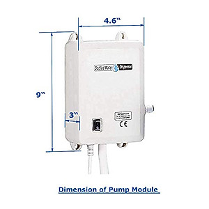 110V Drinking Water Pump for 5 Gallon Bottle Dispenser Pump System for Refrigerator Ice Maker Coffee Machine Faucet (Classic- Dual Inlet)