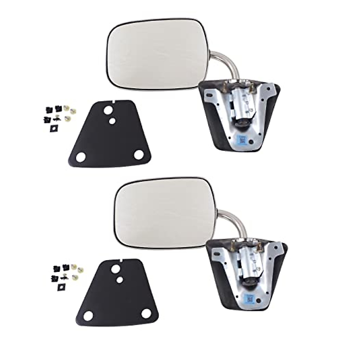 Garage-Pro Mirror Compatible with 1973-1974 Chevrolet Blazer, Fits 1987-1991 Chevrolet Blazer, Fits 1975-1986 Chevrolet C10, Chevrolet K10, K5 Blazer, K20, C20, Driver and Passenger Side, SET, Chrome