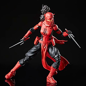 Marvel Legends Series Elektra Natchios Daredevil, Collectible 6 Inch Action Figures, 2 Accessories