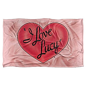 I Love Lucy 3D Logo Officially Licensed Silky Touch Super Soft Throw Blanket 36" x 58"