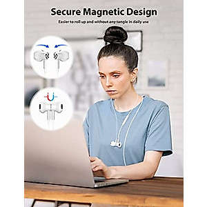 USB C Headphones, ACAGET Galaxy S22+ Ultra S23 Earbuds Wired USB Type C Earphones Magnetic Headsets with Mic Volume Control HiFi Stereo Headphone for Samsung S21 FE Note 20 Oneplus 10 Pro 9 Pixel 7 6A