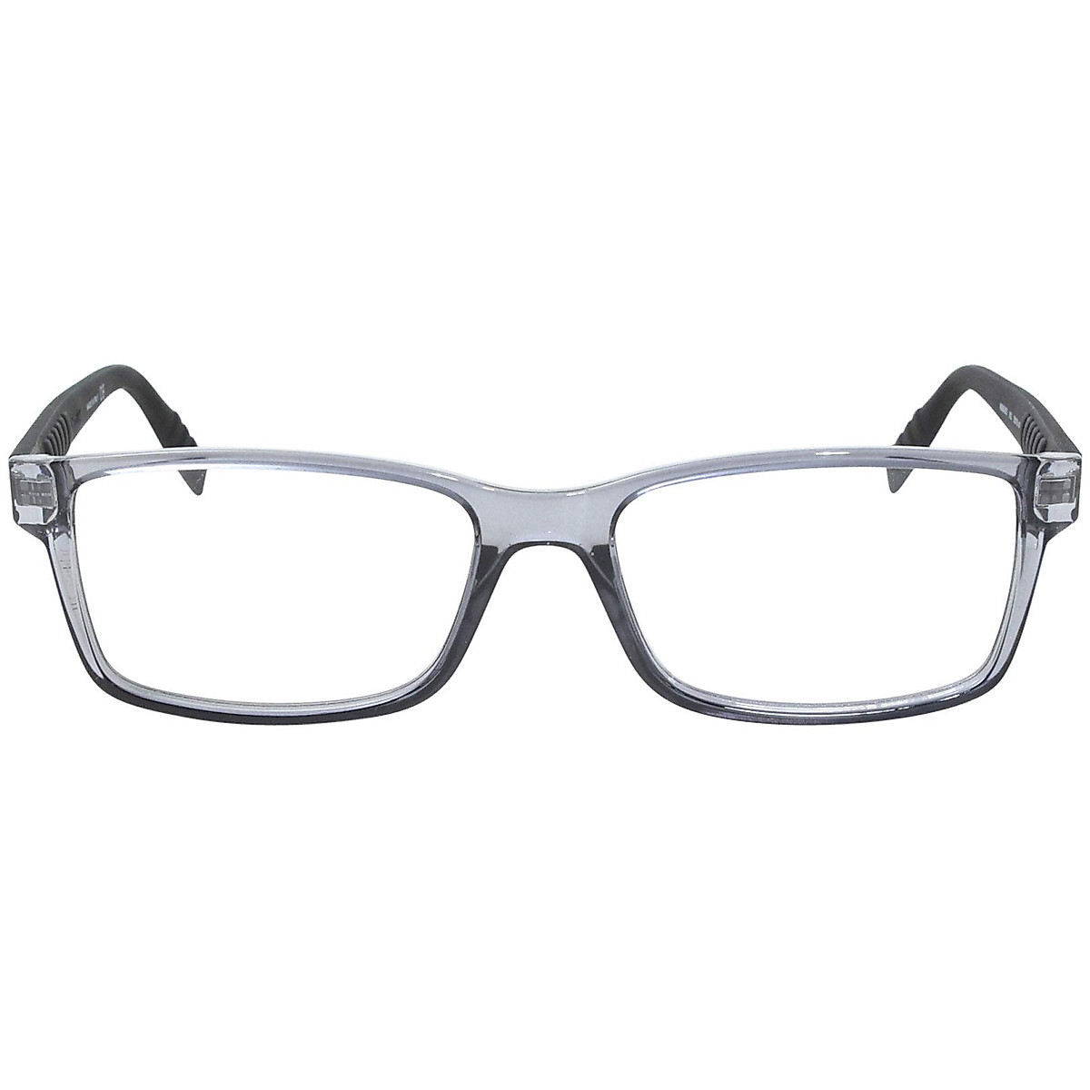 Montblanc Rectangular Eyeglasses MB0066O 003 Transparent Gray/Matte Black 56mm 0066