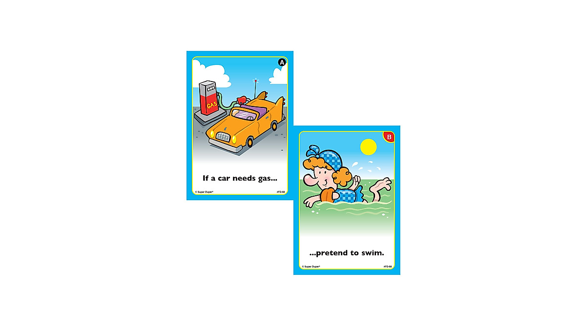 Conditional Following Directions Fun Deck Flash Cards