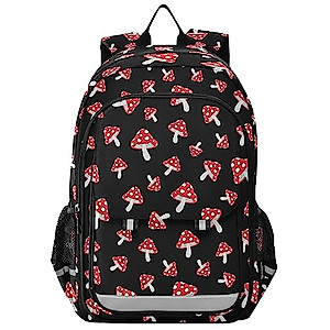 CHSIN Kawaii Mushroom School Backpack for Girls-Boys Elementary School Bookbag Daypack for Kids