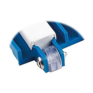 Aquatix Pro Pool Vacuum Head with Wheels, 14" Heavy Duty Model, Aluminum Handle, Flex Swimming Pool Vacuum Head with Swivel, Weighted Attachment for Concrete or Plaster Pool Cleaning