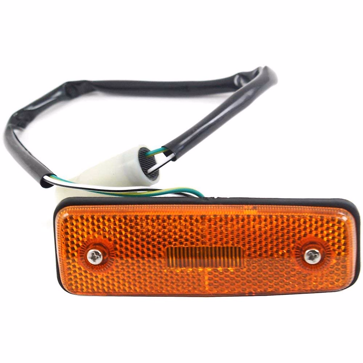 Evan Fischer Side Marker Set Compatible With 1982-1983 Toyota Pickup, Fits 1982-1985 Celica, Fits 1986 Supra, Mounted On Fender Side With bulbs Front Driver and Passenger Side TO2551104 TO2550104