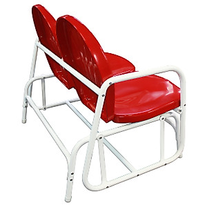 Leigh Country TX 93512 RED/White Retro Double Glider
