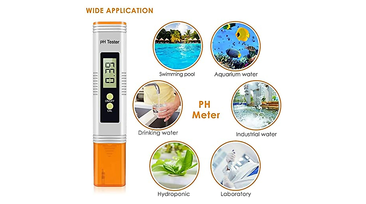 Vivibyan Digital pH Meter - Accurate Water Testing for Home & Pool