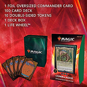 Magic: The Gathering Enhanced Evolution Ikoria Commander Deck | 100 Card Deck | 4 Foil Legendary Creatures