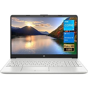 HP 2022 Newest Notebook Laptop, 15.6" Full HD 1080P Non-Touch Display, 11th Gen Intel Core i3-1115G4 Processor, 32GB DDR4 RAM, 1TB PCIe SSD, Webcam, HDMI, Wi-Fi, Bluetooth, Windows 11 Home, Silver