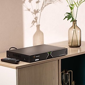 TIGERSECU Super HD 1080P 16-Channel Hybrid 5-in-1 DVR Security Recorder with 2TB Hard Drive, for Up to 5MP(12.5fps) TVI/AHD/CVI/Analog and IP Cameras (Cameras Not Included) (Renewed)
