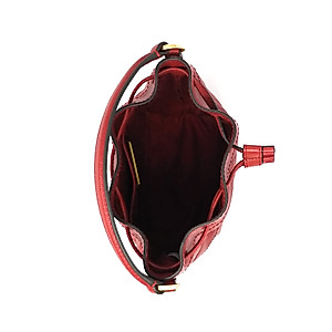 Tory Burch Women's Willa Mini Bucket Bag (Redstone)