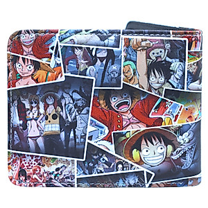 Amatensu Anime Characters Monkey D Luffy wallet Roronoa Zoro wallet Trafalgar D Water Law wallet Portgas D Ace wallet A