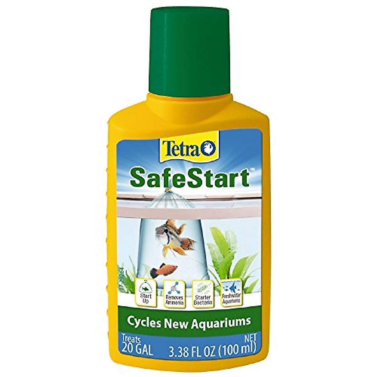 Tetra SafeStart, 3.38 Ounce, For Newly Set-Up Fish Aquariums
