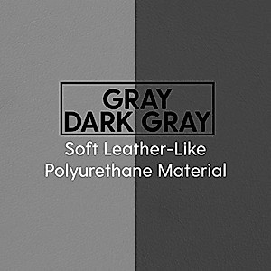 Factory Direct Partners 13677-GYDG Multifunctional Folding Foam Kneeling Pad with Sewn-in Handles and Non-Slip Bottom (2-Pack) - Gray/Dark Gray