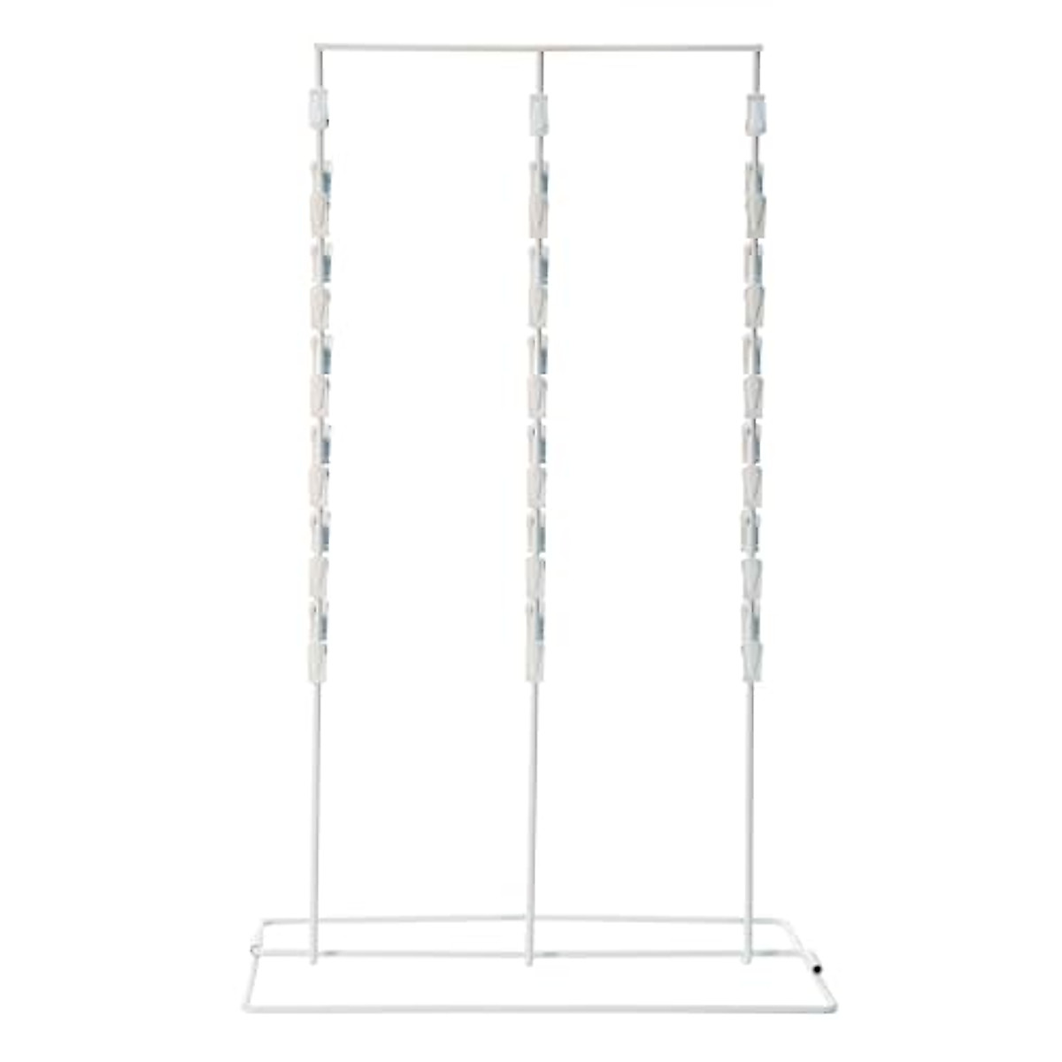 KC Store Fixtures Clip/Chip Rack 3-Rows, Chrome