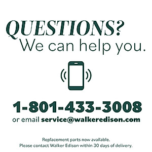 Walker Edison Modern Home Office 4-Shelf Bookshelf, 33 Inch, Two-Drawer Coastal Oak