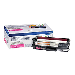 Brother Genuine TN315BK, TN315C, TN315M, TN315Y High Yield Color Laser Black, Cyan, Magenta and Yellow Toner Cartridge Set