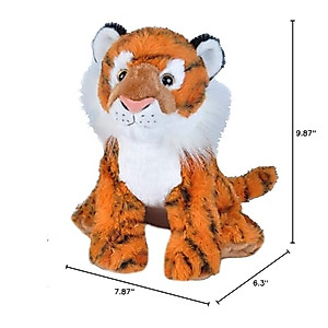 Wild Republic Siberian Tiger Plush, Stuffed Animal, Plush Toy, Gifts for Kids, Cuddlekins, 12 Inches