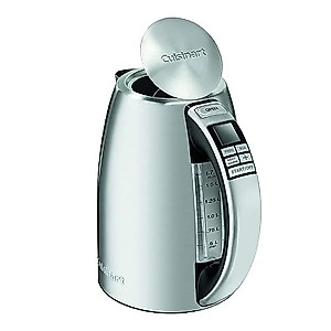 Cuisinart CPK-20FR 1.7L Digital PerfecTemp Cordless Electric Kettle Silver - Certified Refurbished