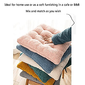 Gruytoie Round Chair Seat Cushions, Comfortable Garden Kitchen Patio Sofa Seat Pads Dining Chair Cushion Pad, for Indoor Outdoor Décor (H 50X50cm)