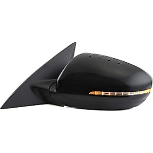 Kool Vue Driver & Passenger Side Power Heated Mirrors for Kia Optima 2012-2013 Power Fold With Signal Light Paintable USA Built Vehicle