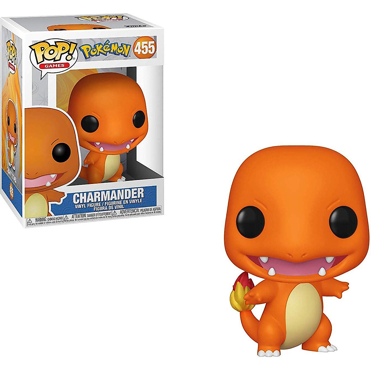 Pokemon - Charmander Funko Pop! Vinyl Figure (Bundled with Compatible Pop Box Protector Case) Multicolor 3.75 inches