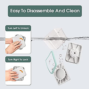 ODOROKU 3 Piece Pop Up Plastic Food Container Sets, Airtight Food Storage Containers with Lids, BPA-Free Air Tight Stackable Dry Cereal Snacks Container, Kitchen Pantry Organization Storage