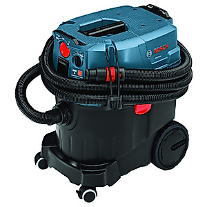 BOSCH 9 Gallon Dust Extractor with Auto Filter Clean and HEPA Filter VAC090AH, Portable