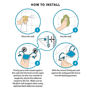 Suction Cup Foot Rest Shower Shaving Shower Foot Rest Waterproof Works with Tiled or Regular Shower Stand