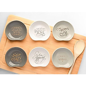 Karma, Spoon Rest for Stove Top, Cooking Spoon Holder for Kitchen Countertop, Chic Spoon Rest, Farmhouse Kitchen Decor, Housewarming Gifts, Will Cook for Wine