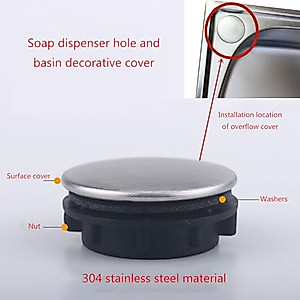 Versatile Sink Faucet Hole Convenient 4pcs Sink Hole CoversSuitable For Kitchen Washbasin & Bathtub Use