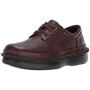 Propét Men's Villager Walker Oxford, Black Grain, 12 XX-Wide