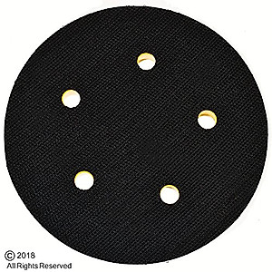 5" Hook & Loop Sanding Pad Air Vacuum Sander Grinder Tools For Grinding Sanding