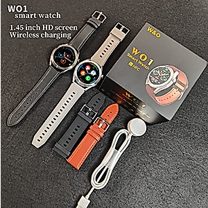 AHWOO Smart Watches for Men Women(Make/Answer Call)，Activity Trackers and Smartwatches with Heart Rate,Sleep,Blood Oxygen Monitor，Waterproof Fitness Smart Watch for Android iPhone Compatible