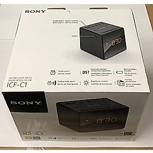 Sony ICF-C1 - Clock radio - 100 mW -CLOCK RADIO BLK NON CD