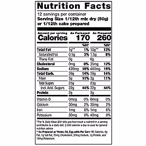 Pamela's Gluten Free Chocolate Cake Mix, Dairy Free, Kosher, 21-Ounce Bag (Pack of 6)