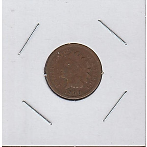 1890 No Mint Mark Indian Head (1859-1909) Penny Seller Very Good