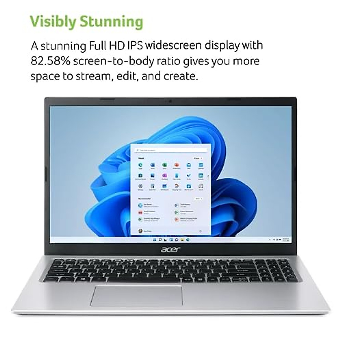 acer 2023 Newest Aspire 5 Laptop, 14" FHD Display, AMD Ryzen 5 5625U Processor (up to 4.1GHz), 12GB RAM, 512GB SSD, ‎with Keyboard, Intel UHD Graphics, Wi-Fi, Bluetooth, Windows 11 Home in S Mode