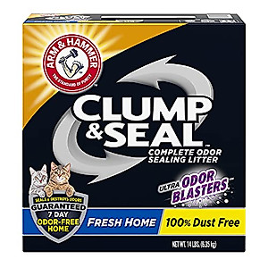 ARM & HAMMER Clump & Seal Cat Litter, Fresh Scent 14lb