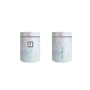 IRON °FLASK Thermos for Hot Food & Soup - 16oz Insulated Food Jar with Foldable Spoon for Kids & Adults - Leak Proof, Stainless Steel, Storage, Lunch Container Boxes, Canteen, Double Walled