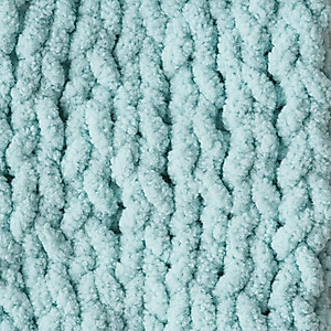 Bernat Baby Blanket Yarn - Big Ball (10.5 oz) - 2 Pack with Pattern Cards in Color (Seafoam)