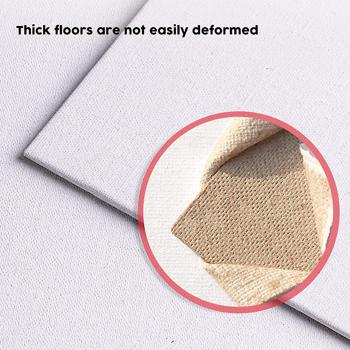 CONDA Artist Canvas Panels 9 x 12 inch, 12 Pack and 8 x 10 inch, 12 Pack for Painting