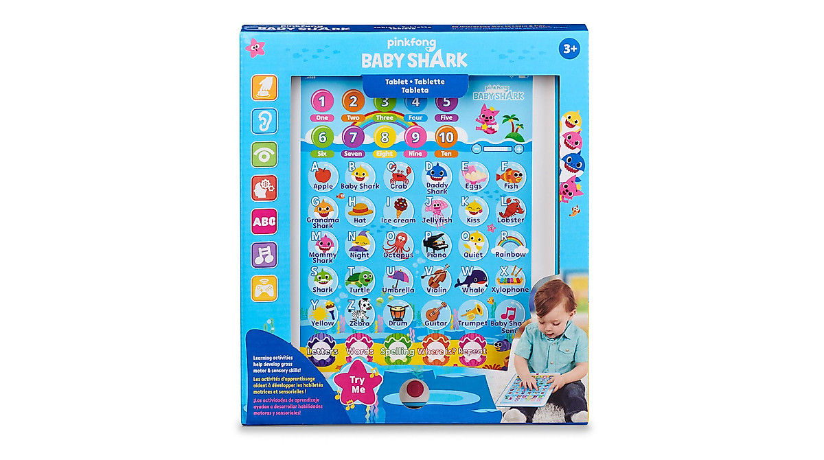 WowWee Pinkfong Baby Shark Tablet - Fun Learning Toy