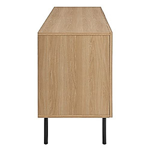 Modway Chaucer Modern Wood Grain Buffet Table Sideboard in Oak