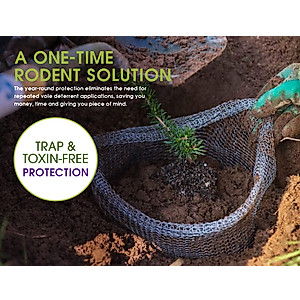 VOLE KING Plant Baskets - Gopher and Vole Baskets, 15 Gallon, Pack of 1 - Protect Plants, Trees, Flowers and Bulbs from Voles, Gophers and Moles - A One Time Solution, No Repellent Needed