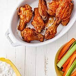 Air Fryer Seasoning Mix Bundle with 3 of McCormick's Buffalo Air Fryer Seasoning Mixes & 1 Bag for Leftovers. Delivers the Irresistible Flavor of Franks Red Hot on Chicken or French Fries!