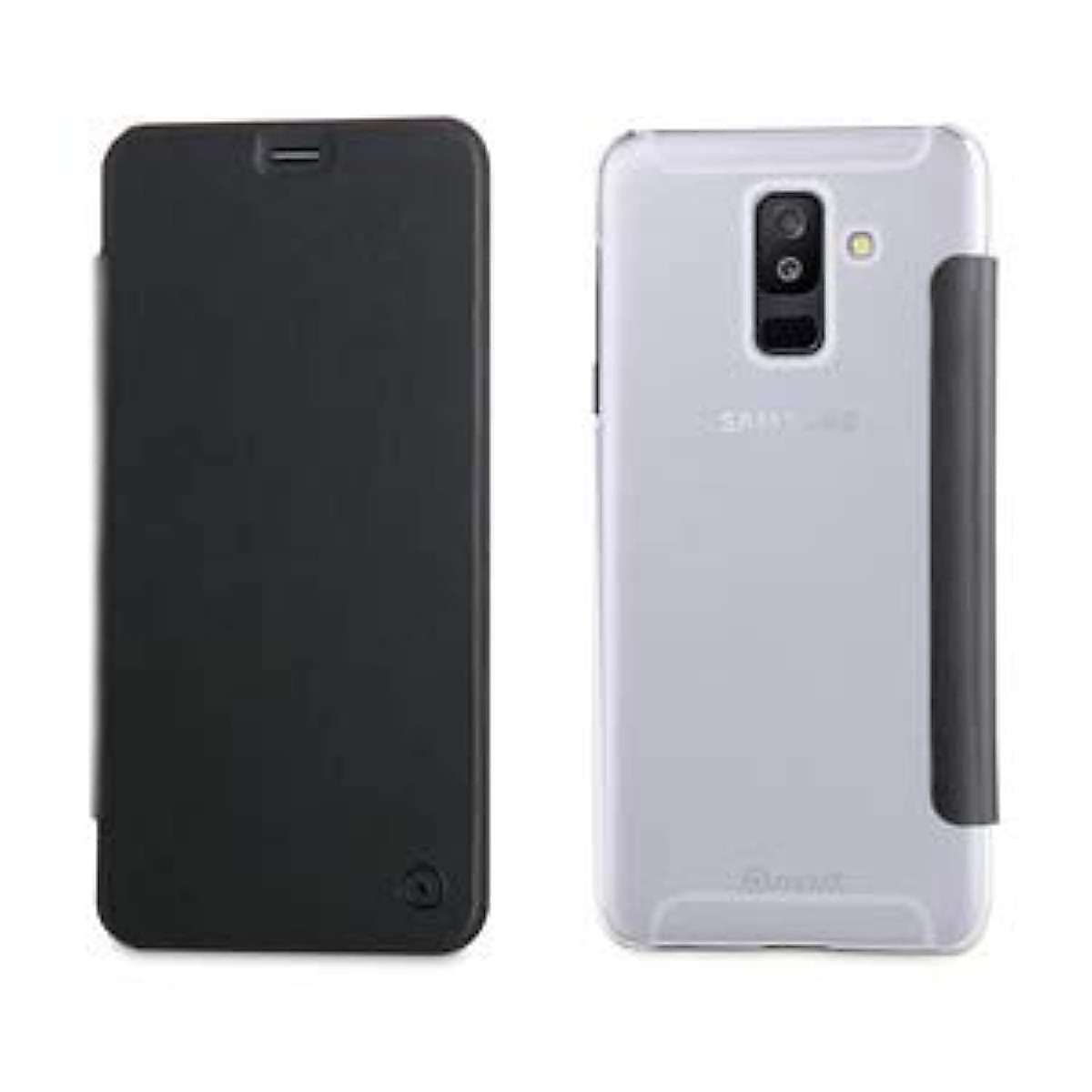 Muvit PP Folio CASE Noir: Samsung Galaxy A6+ 2018